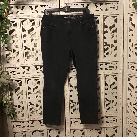 Faded Glory | Jeans | Faded Glory Finest Made Black Mid Rise Stretchy ...